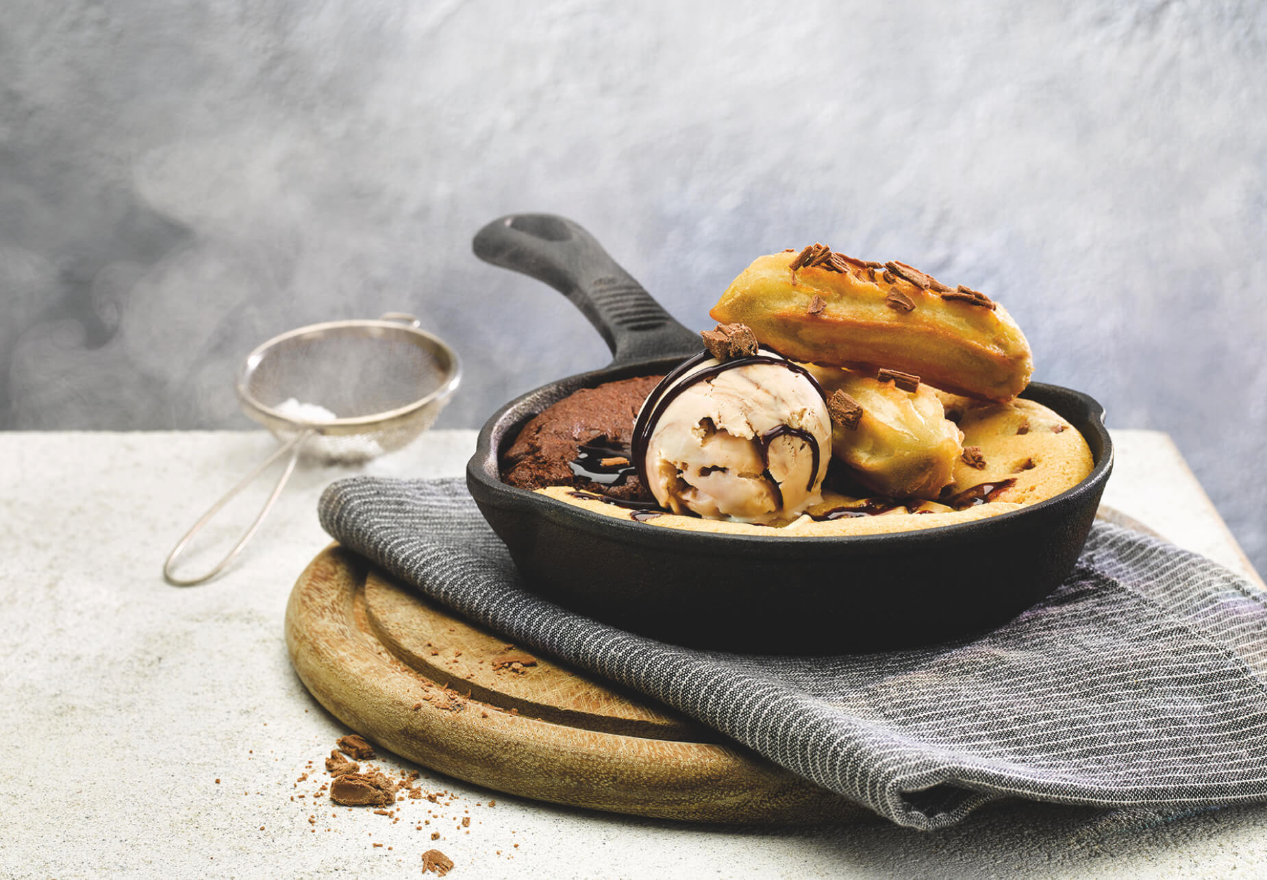 Yarde Farm | Hazelnut swirl cookie dough stack